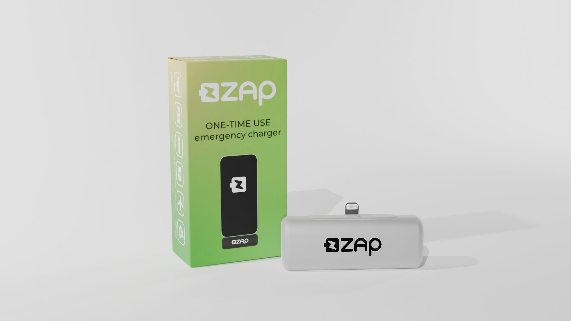 Lightning/8 Pin Disposable Charger. – Zap Phone Chargers